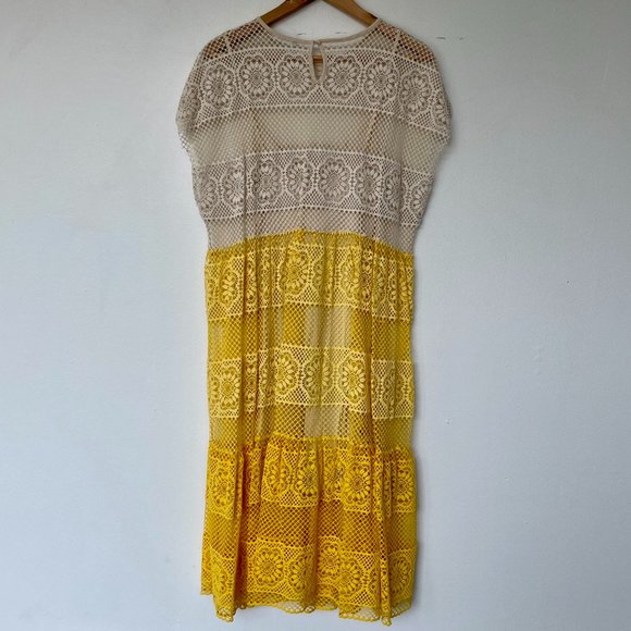 Zara | Dresses | Zara Wb Collection Lace Ombre Dress | Poshmark